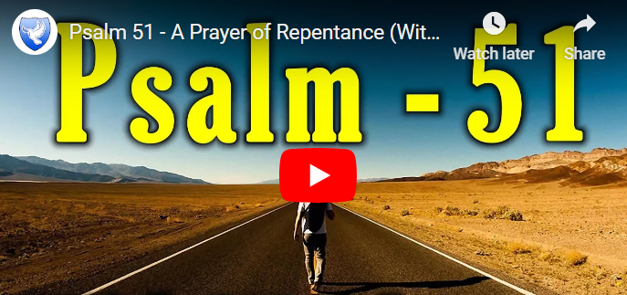 Prayers Of Repentance: Psalm 51:10