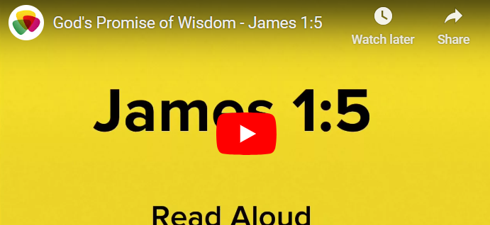 Promises Of Wisdom: James 1:5
