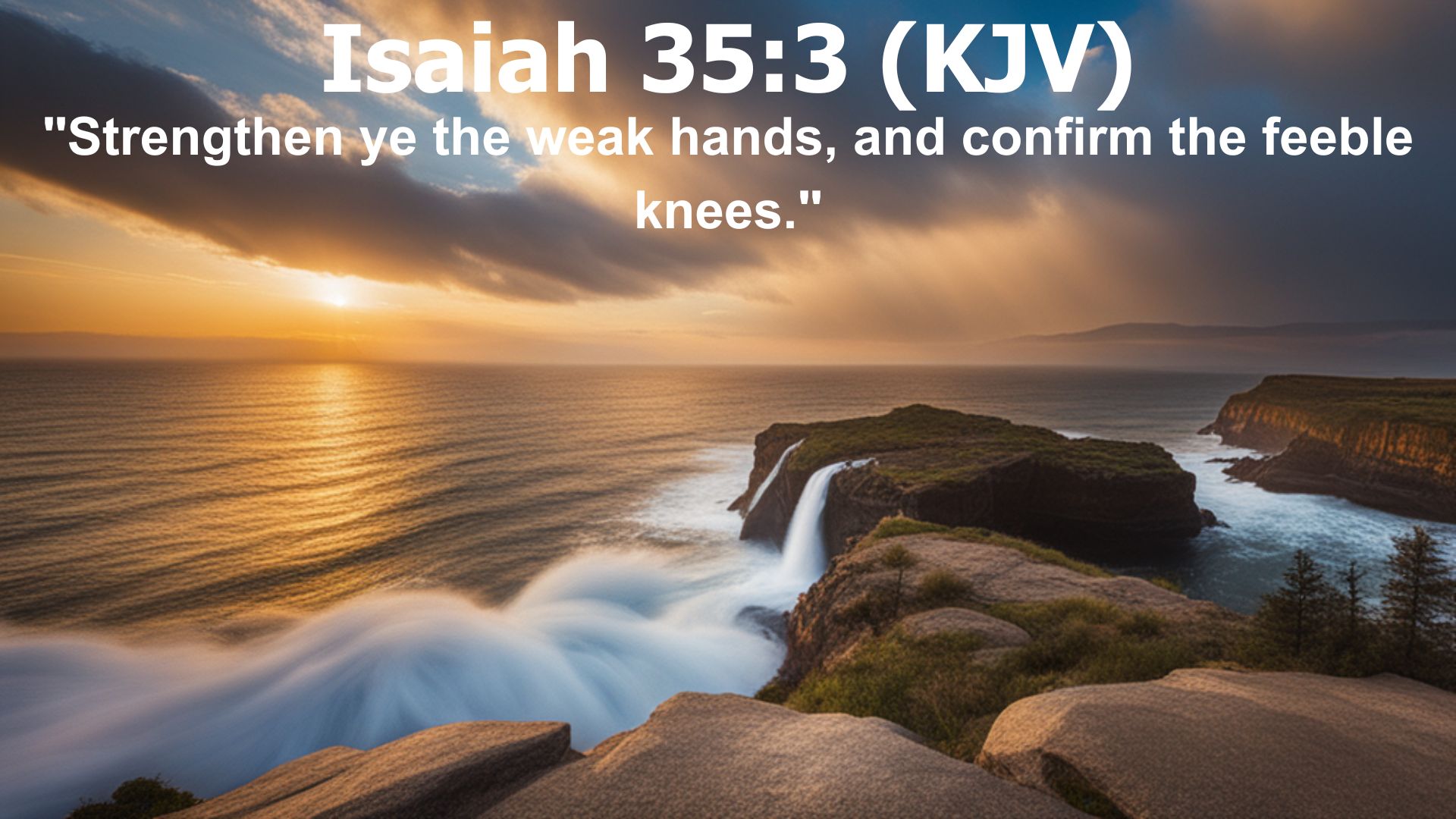 Finding Strength And Encouragement In Isaiah 35:3