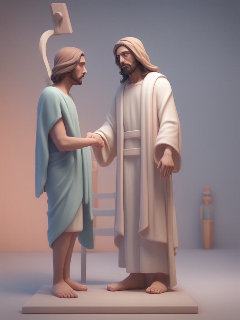 The Miracle Of Jesus Heals A Paralyzed Man
